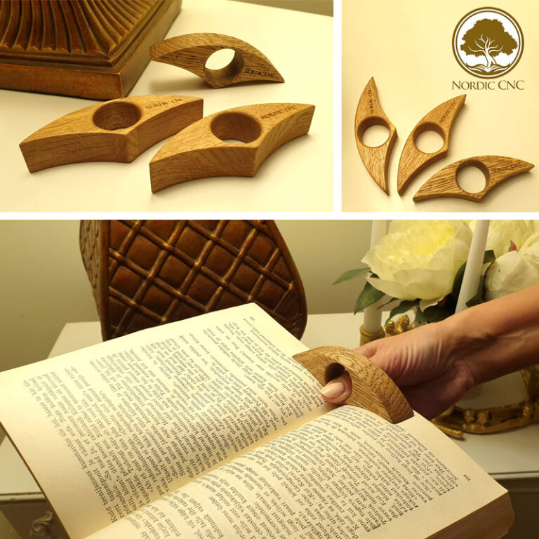 Wooden Book Page Holder